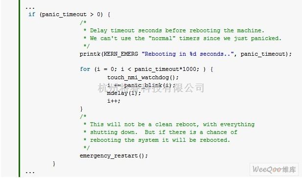 嵌入式系统/ARM技术中的让Linux服务器在kernel panic时自动重启 - 将睿