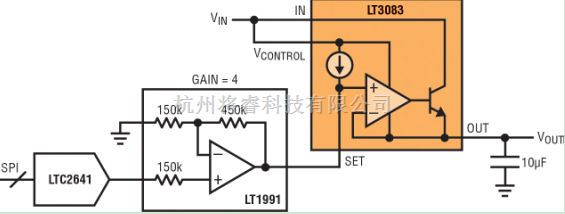 数据转换/信号处理中的线性稳压器LT3083提供卓越的AC和DC性能 - 将睿