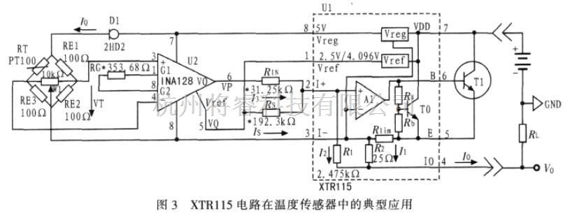 模拟技术中的XTR115电流环电路原理及应用 - 将睿