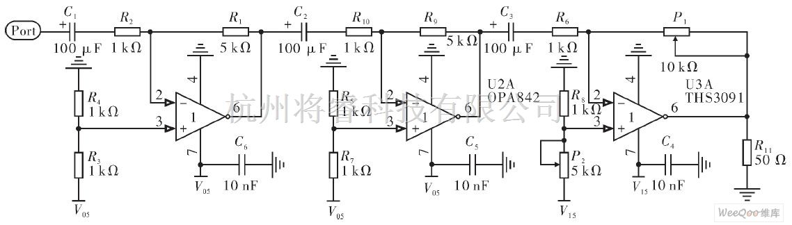 模拟技术中的5V单电源供电的宽带放大器的设计与仿真 - 将睿