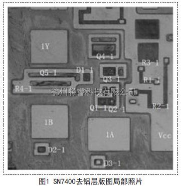 专用芯片技术中的SN7400芯片版图的逆向解析研究 - 将睿