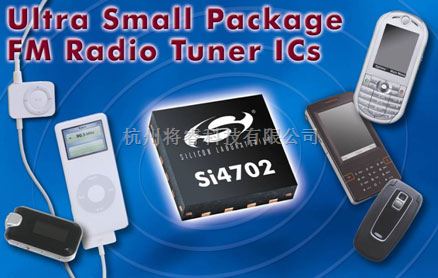 RFID技术中的Silicon推出最高整合度调频收音机IC Si4702/03 - 将睿
