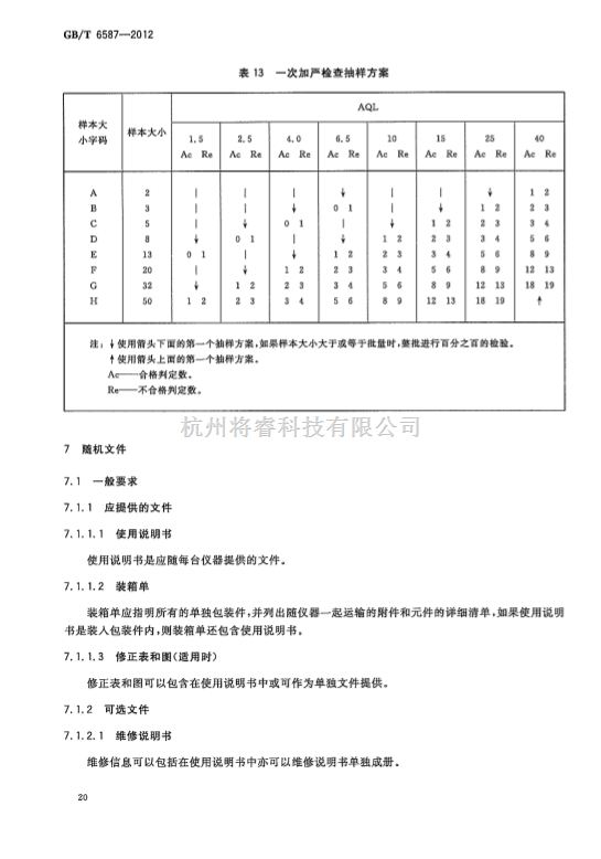 电子测量中的GBT 6587-2012 电子测量仪器通用规范 - 将睿