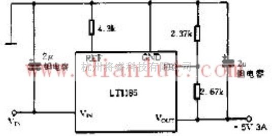 电源电路中的LT1185电路图 - 将睿