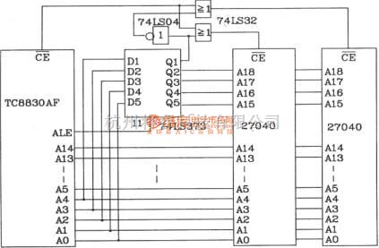 语音电路中的语音合成芯片TC8830AF和单片机的接口电路图 - 将睿