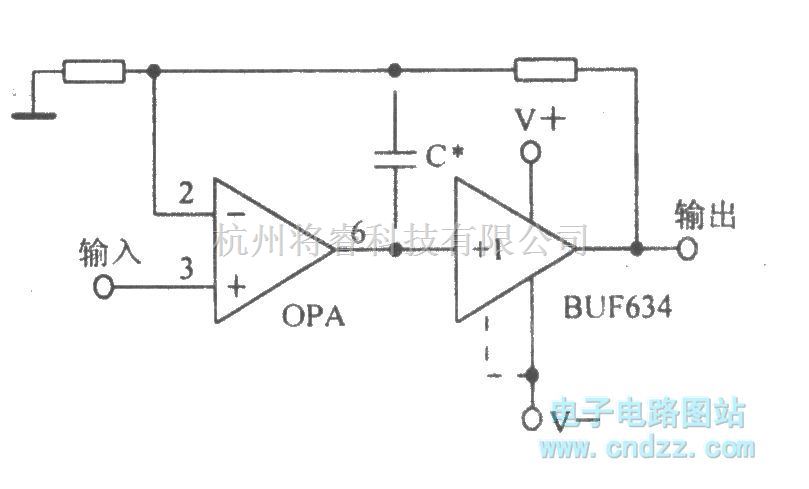 调节放大中的250mA高速缓冲器BUF634 - 将睿