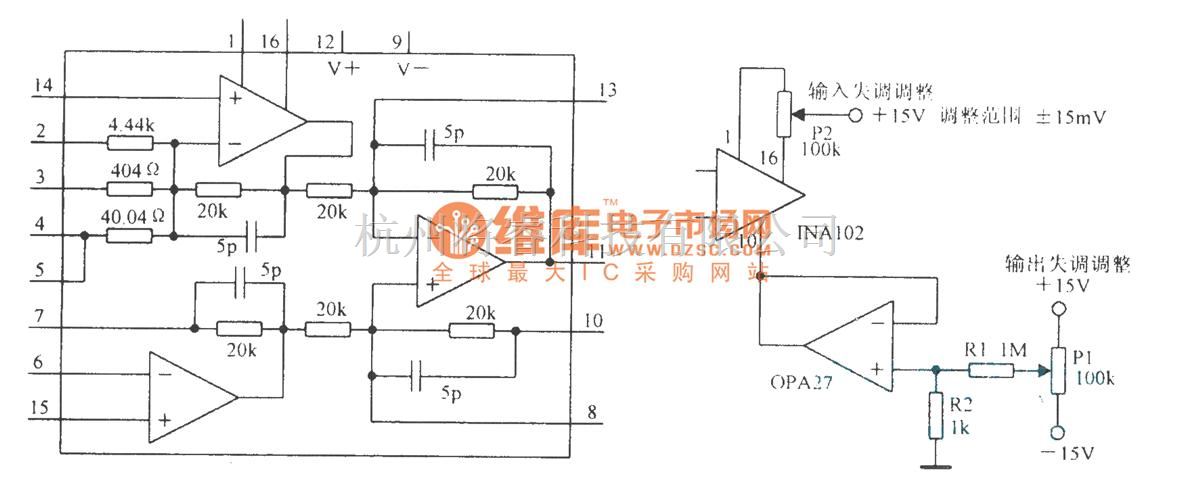 调节放大中的低功耗仪器放大电路 - 将睿