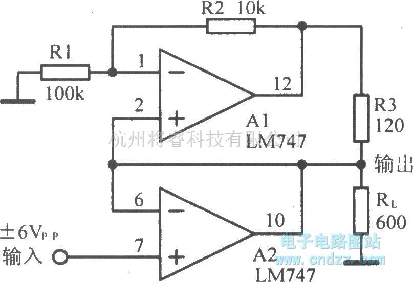 调节放大中的自举复合放大电路 - 将睿