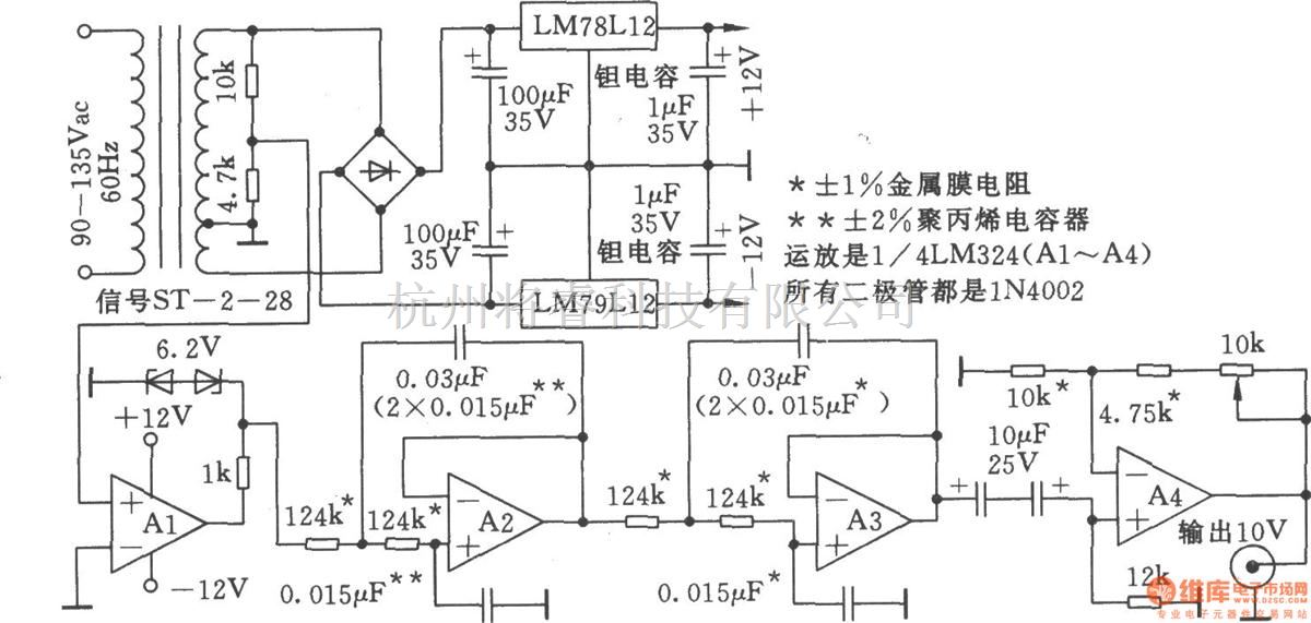 正弦信号产生中的输出稳定的正弦波信号源 - 将睿
