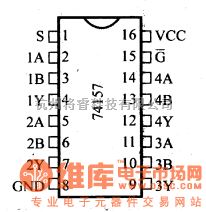 数字电路中的74系列数字电路74LS158.74S158等四2选1数据选择器(反相) - 将睿