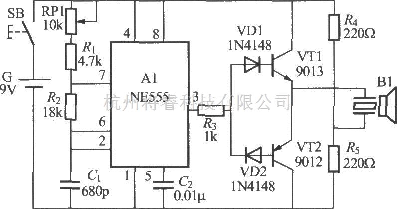灯光控制中的超声波遥控延迟灯接收器 - 将睿