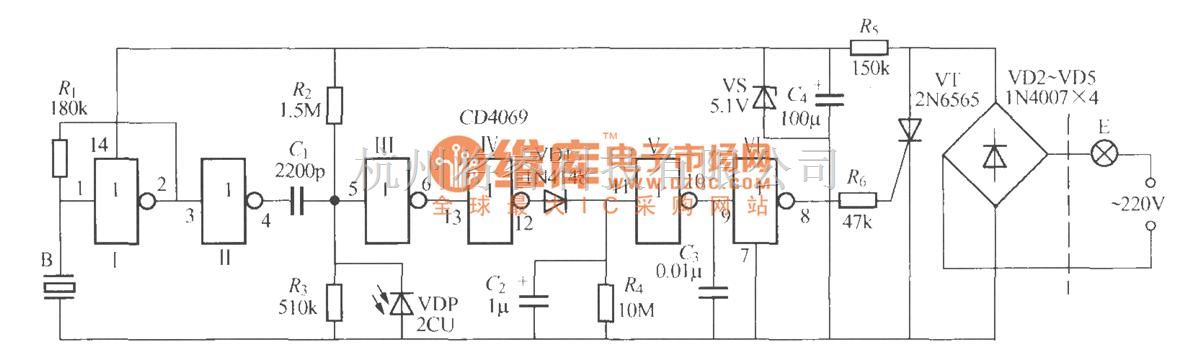 灯光控制中的数字电路声光控楼梯延迟开关电路(5) - 将睿