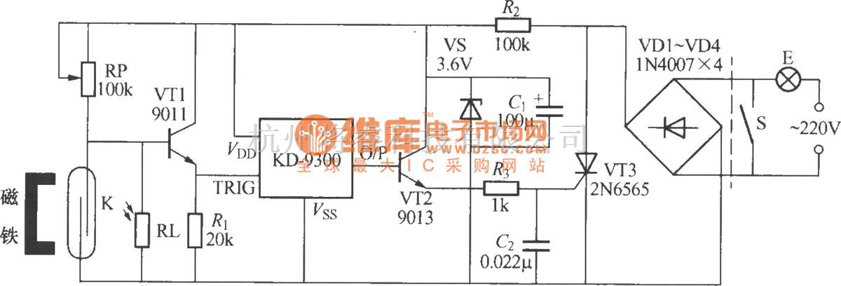 灯光控制中的门控自动灯电路(3) - 将睿