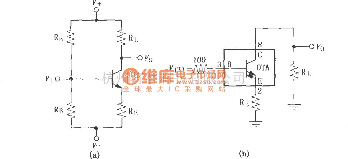 对数/跨导放大电路中的宽带跨导型运算放大和缓冲器OPA660共发射极(共-E)放大电路 - 将睿