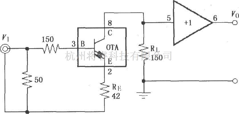 对数/跨导放大电路中的由由0PA660构成的电缆放大电路OPA660构成的电缆放大电路 - 将睿