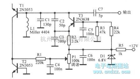 振荡电路中的7MHz±50kHz振荡电路 - 将睿