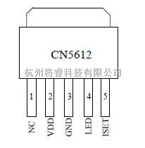 CN5612应用电路(工作于2.7V到6V的电流调制电路) - 将睿