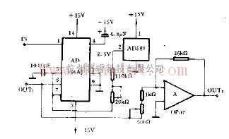 基于AD536芯片制作对数有效值转换电路 - 将睿