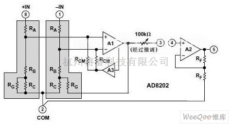 AD8202原理图 - 将睿
